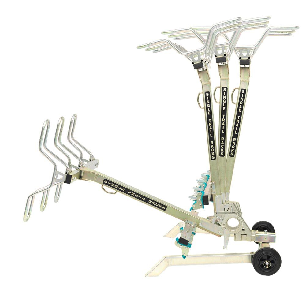 Single Trail Upright 3 Bike Shuttle Bike Rack