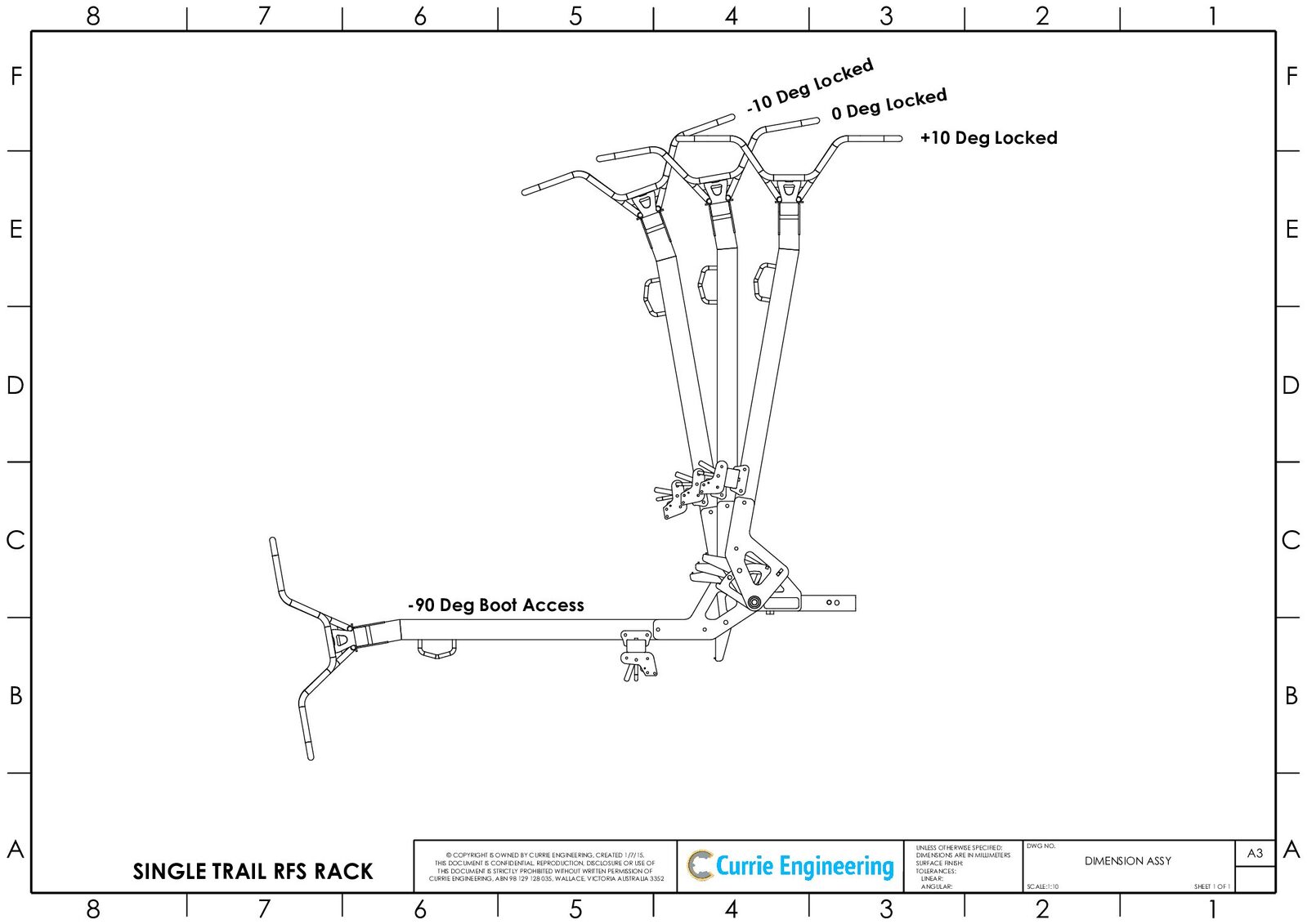Single Trail Upright 4 Bike Shuttle Bike Rack